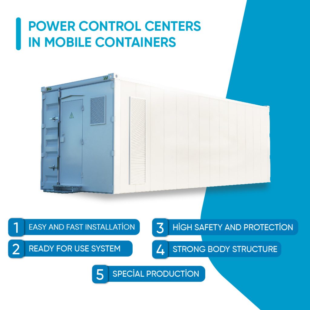 Power Control Centers in MOBILE CONTAINERS | AR Elektrik